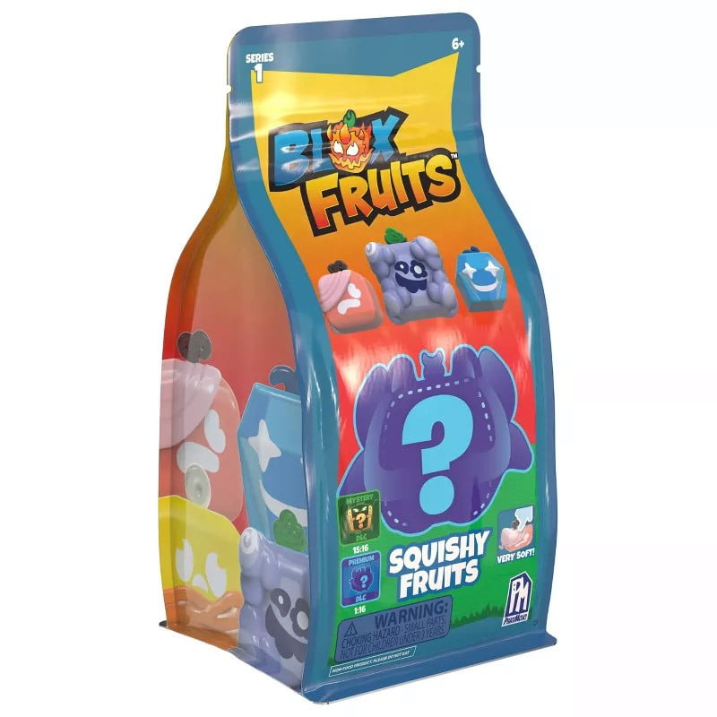 Blox Fruits Series 1 Squishy Fruits Mystery Pack (1 RANDOM Figure ...