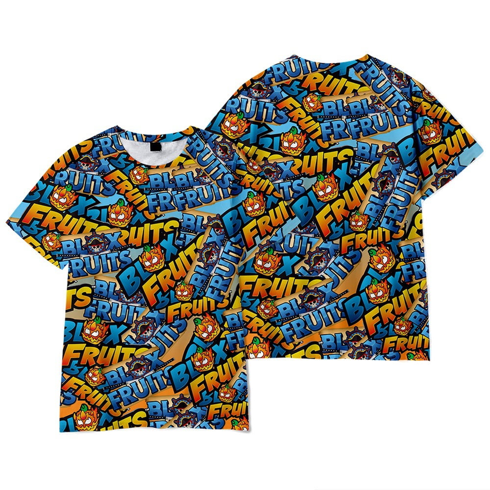 Blox Fruits Shirt Outfits for Boys Girls Kids Blox Fruits Game Costume ...