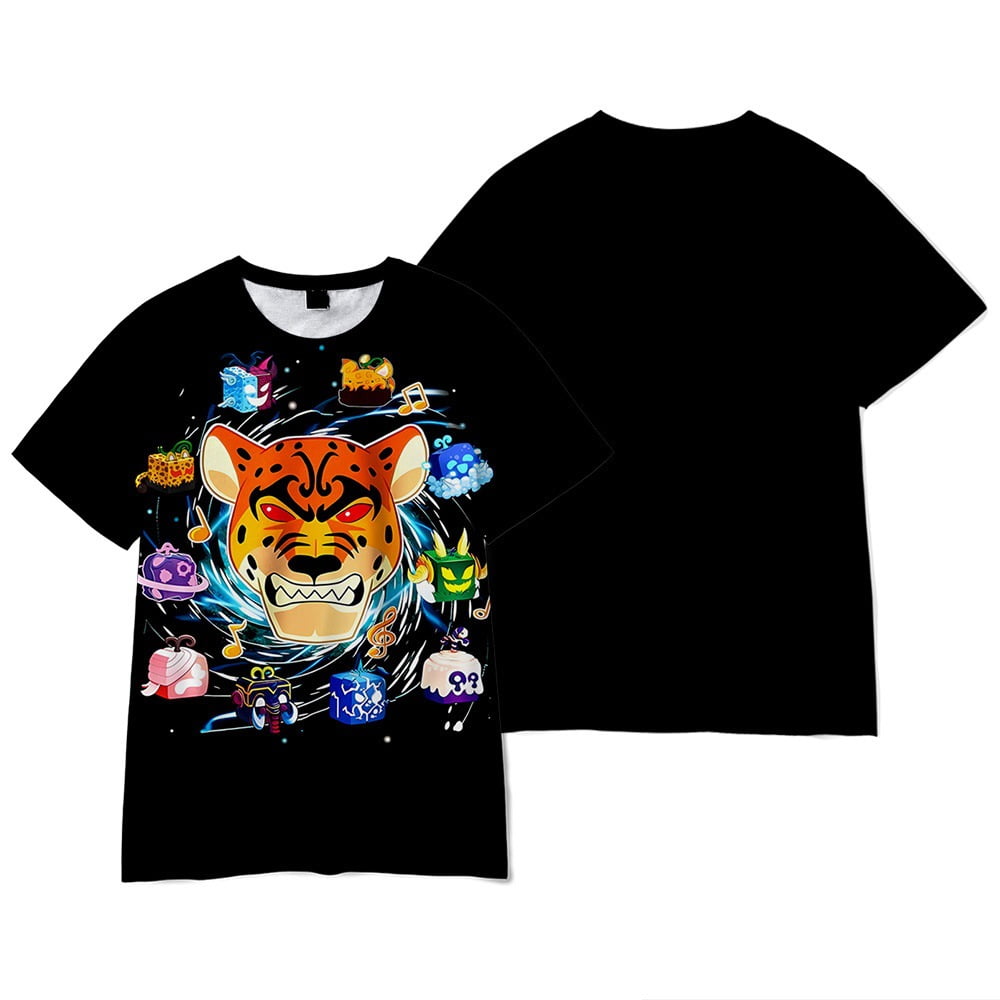 Blox Fruits Shirt Outfits for Boys Girls Kids Blox Fruits Game Costume ...