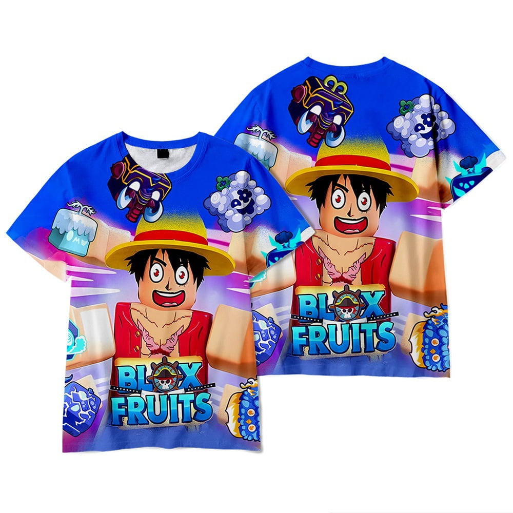 Blox Fruits Shirt Outfits for Boys Girls Kids Blox Fruits Game Costume ...