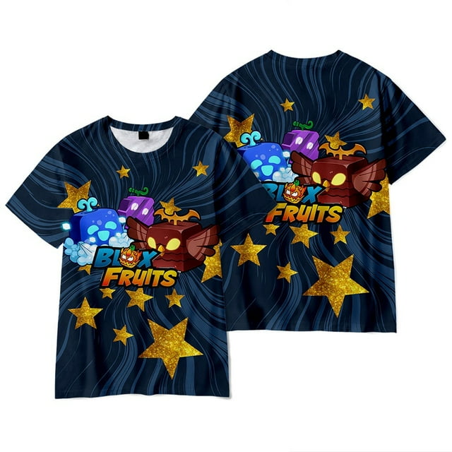 Blox Fruits Shirt Outfits for Boys Girls Kids Blox Fruits Game Costume ...