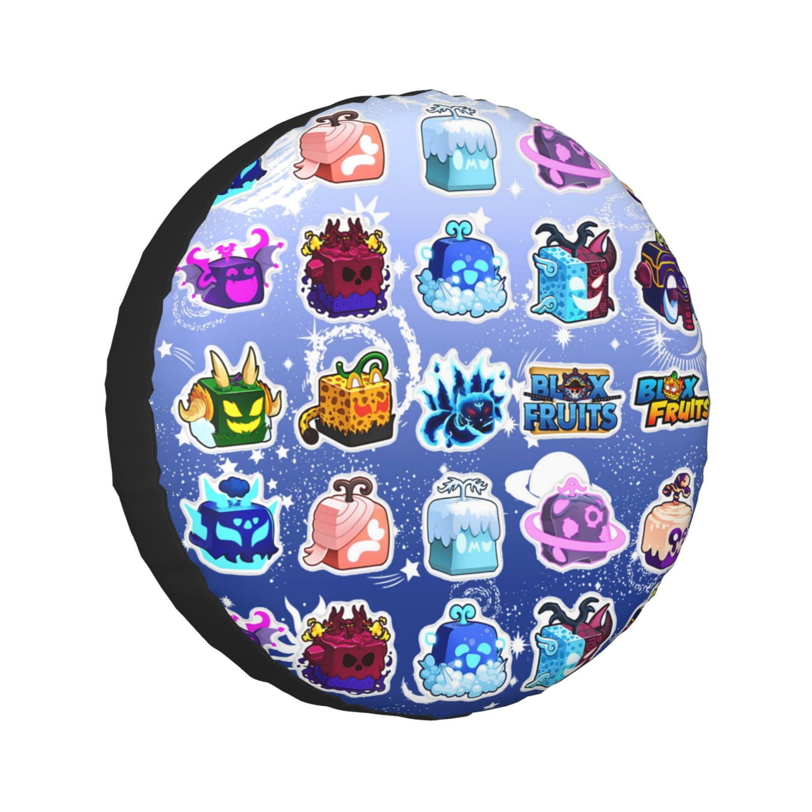 Blox Fruits Spare Tire Cover Dust-Proof Wheel Tire Cover Fit Trailer RV ...