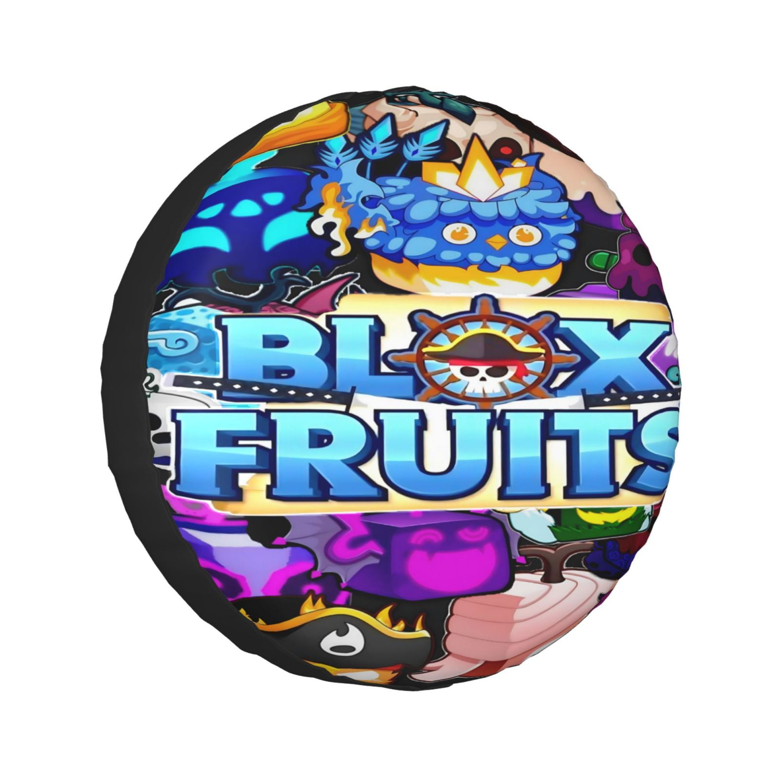 Blox Fruits Spare Tire Cover Dust-Proof Wheel Tire Cover Fit Trailer RV ...