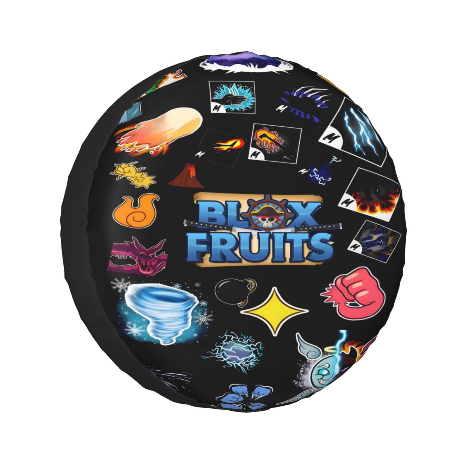 Blox Fruits Spare Tire Cover Dust-Proof Wheel Tire Cover Fit Trailer RV ...