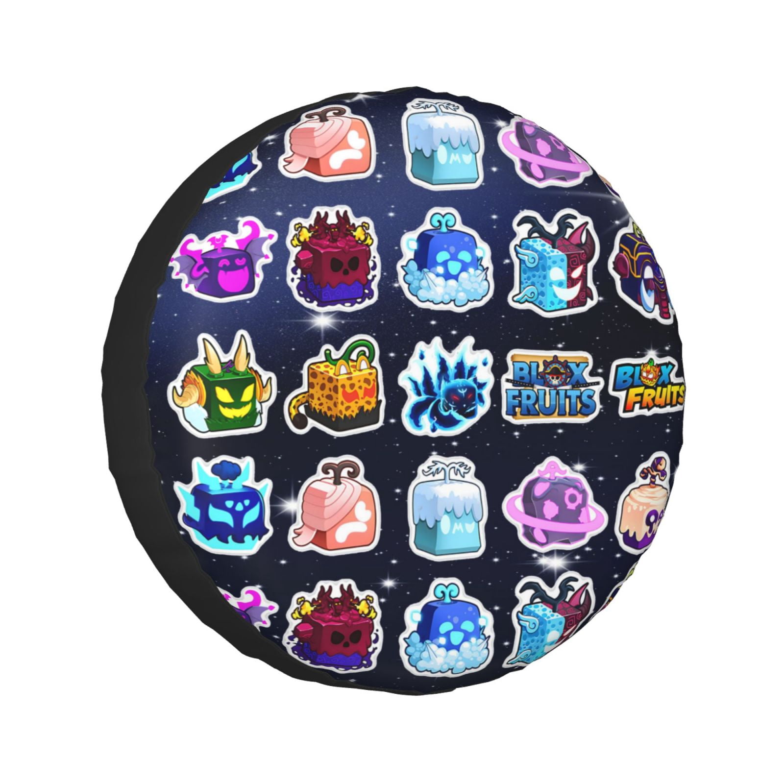 Blox Fruits Spare Tire Cover Dust-Proof Wheel Tire Cover Fit Trailer RV ...
