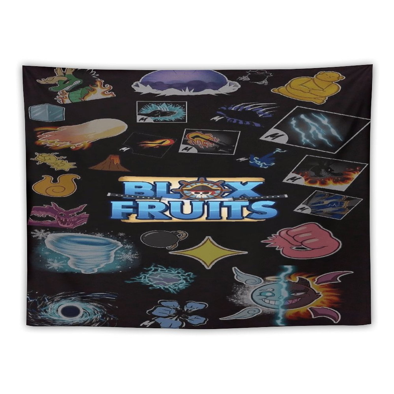 Blox Fruits Tapestry Anime Poster Wall Hanging Art Decor For Living ...