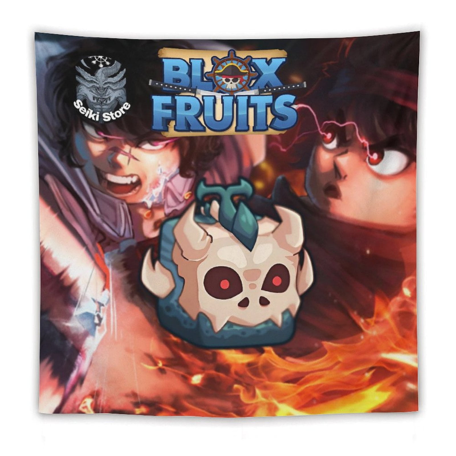 Blox Fruits Tapestry Anime Poster Wall Hanging Art Decor For Living ...