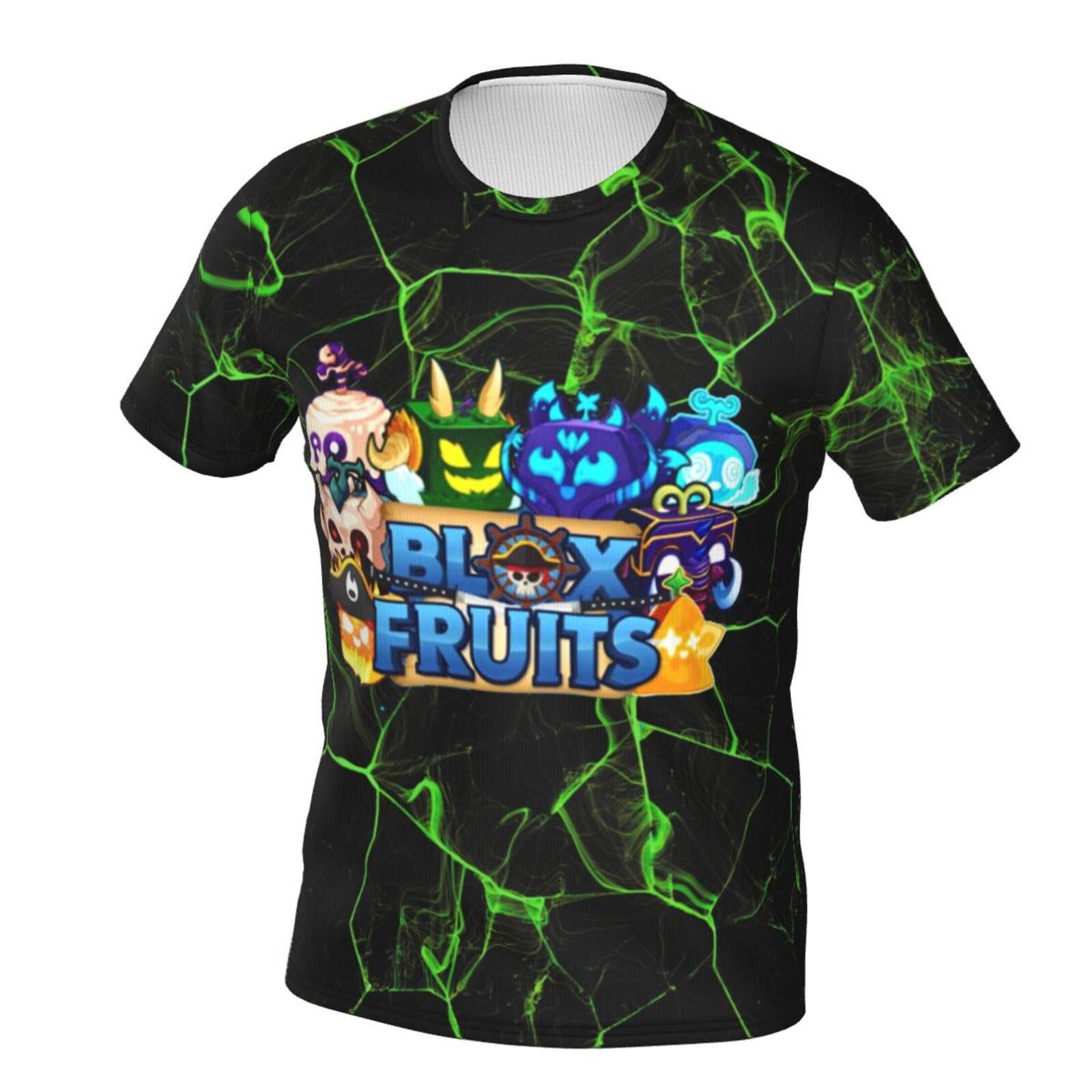 Blox Fruits Unisex 3d Pattern Printed Short Sleeve T-Shirts Casual ...