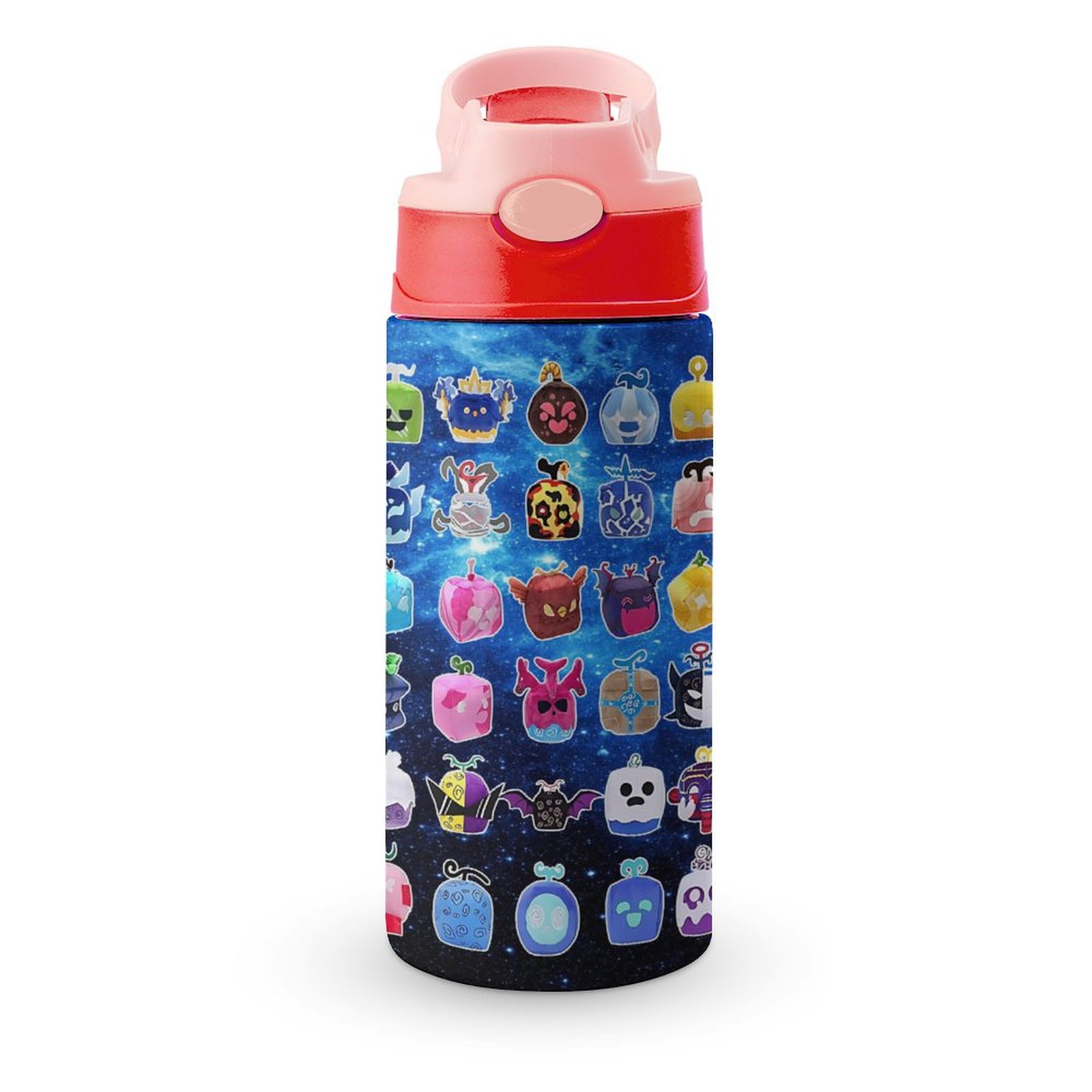 Blox Fruits Water Bottle with Straw Vacuum Insulated Stainless Steel ...