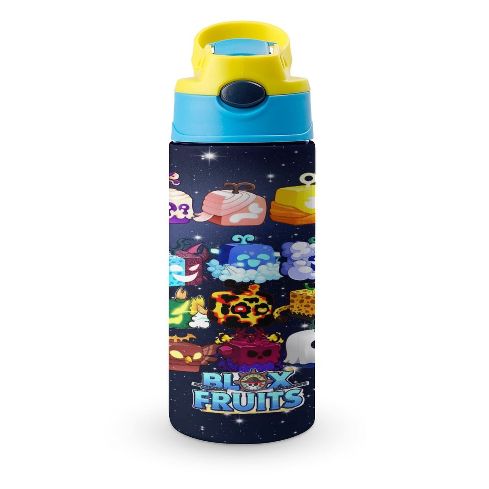 Blox Fruits Water Bottle with Straw Vacuum Insulated Stainless Steel ...