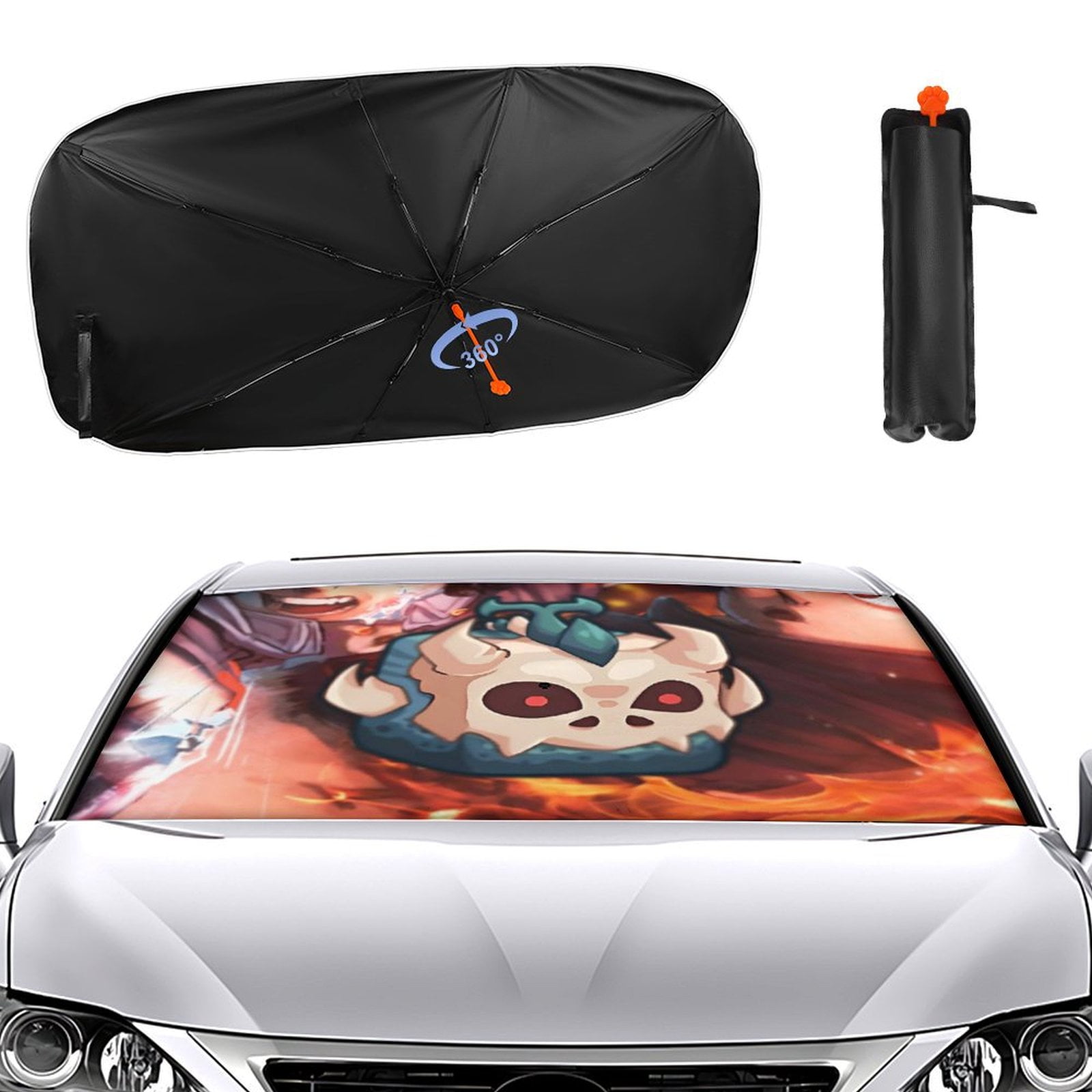 Blox Fruits Windshield Sun Shade Umbrella - Foldable Car Window Shades ...