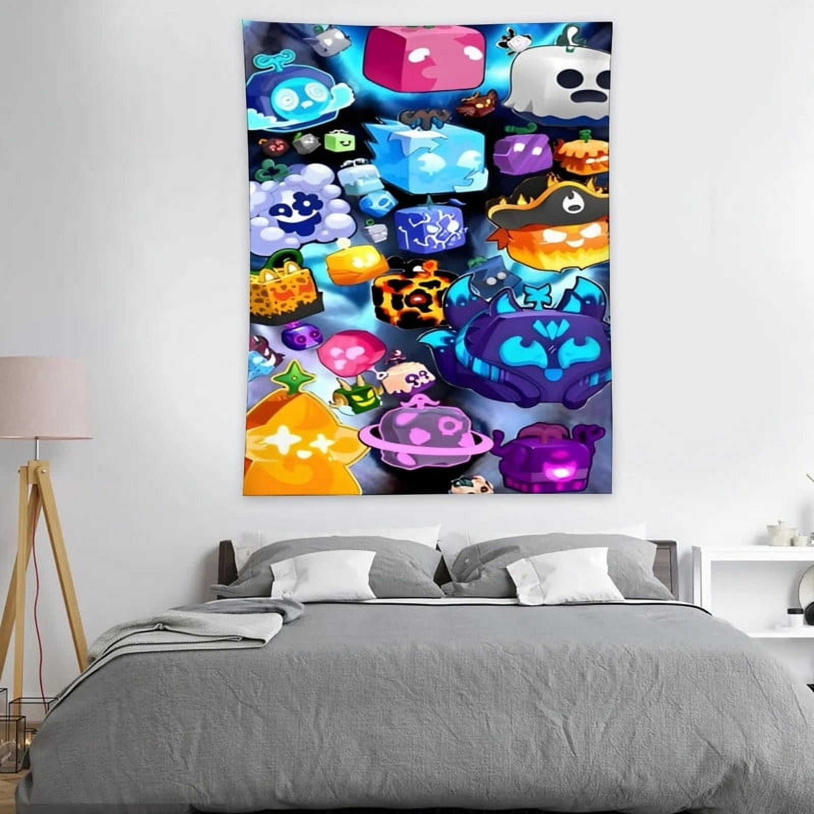 Blox Fruits tapestry 40 x 60 inches with vivid colors realistic details ...
