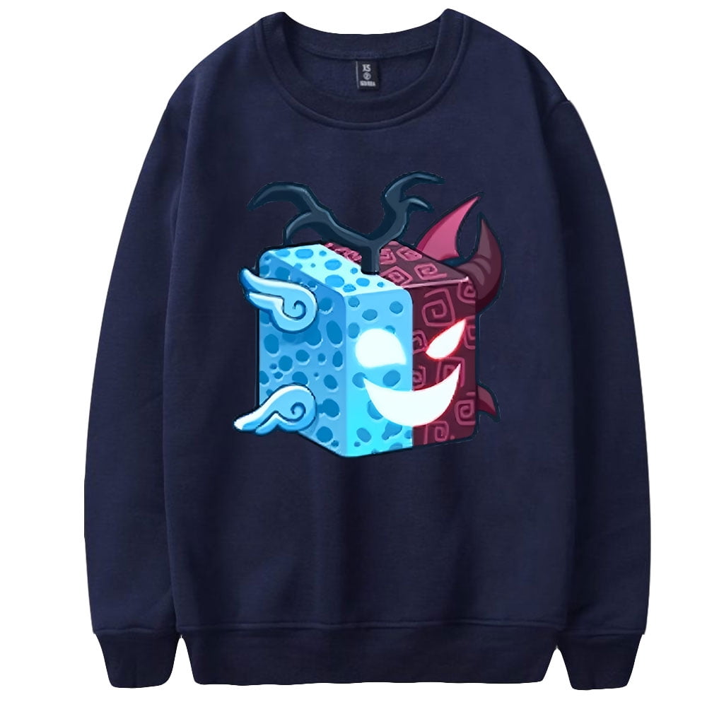 Blox fruits Merch Hoodies with trendy patterns, fashionable long ...