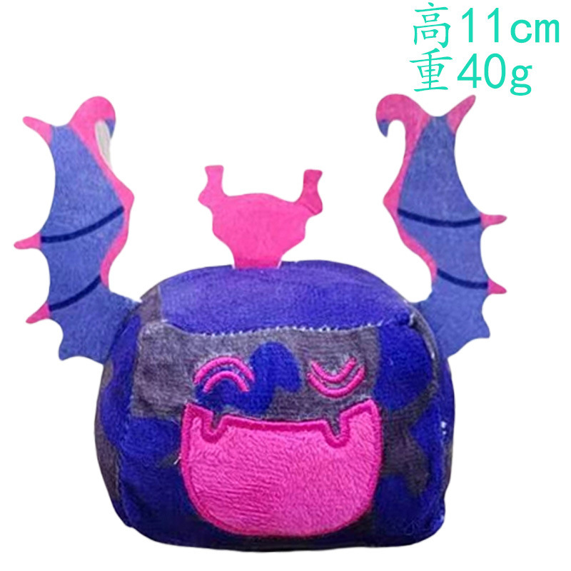 Blox fruits game plush merchandise fruit leopard print box plush toy ...