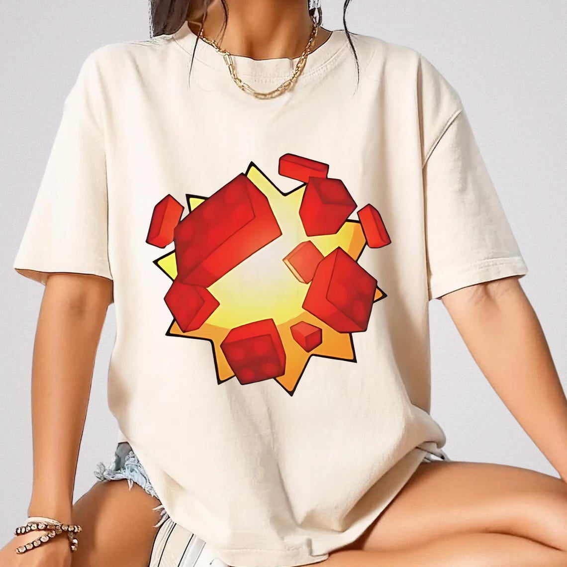 Bloxxer T-Shirt Tee Y2K Slogan Emo - Walmart.com