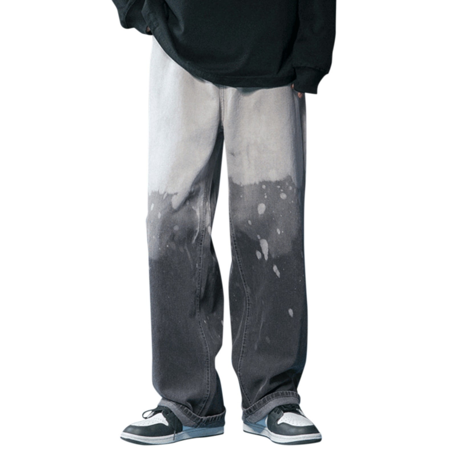 Blphud Business Casual Pants for Men Boy Men's Fashion Large Size Loose ...