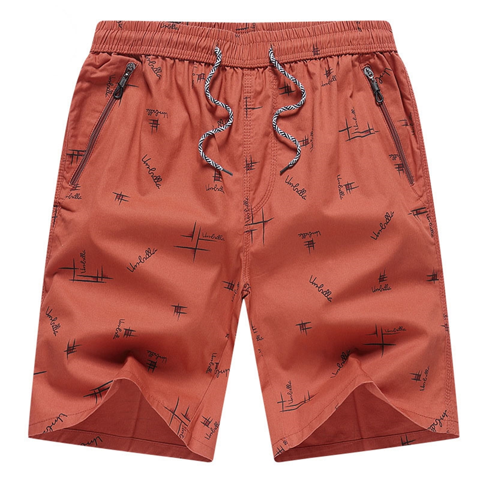 Blphud Men Sport Shorts Mens Shorts Summer Beach Loose Cotton Casual ...