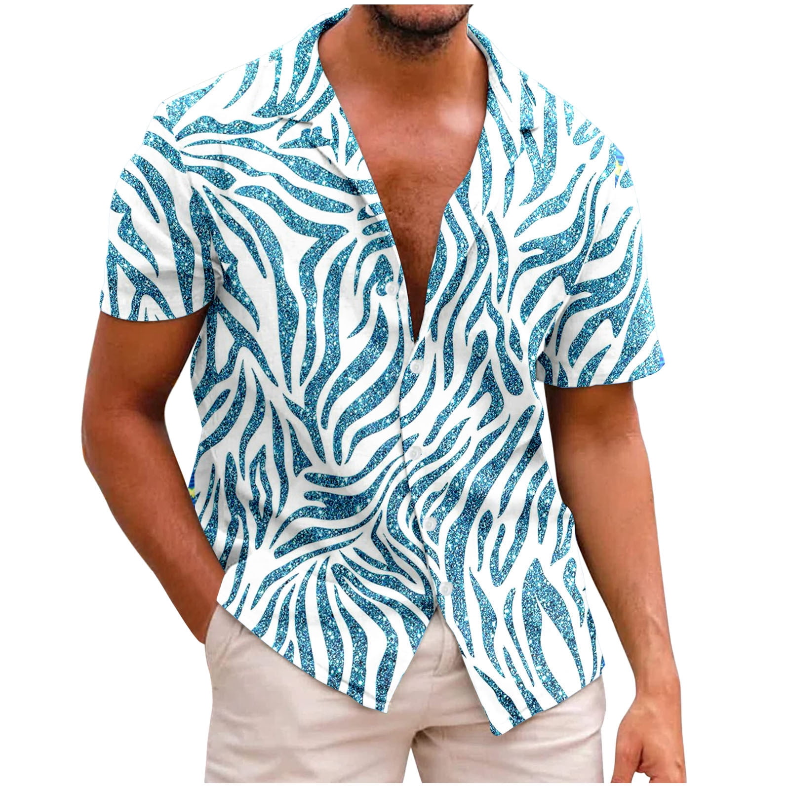 Blphud Mens Spring Clothes Men's Hawaii Shirts Casual Shirts Shirt Mens ...