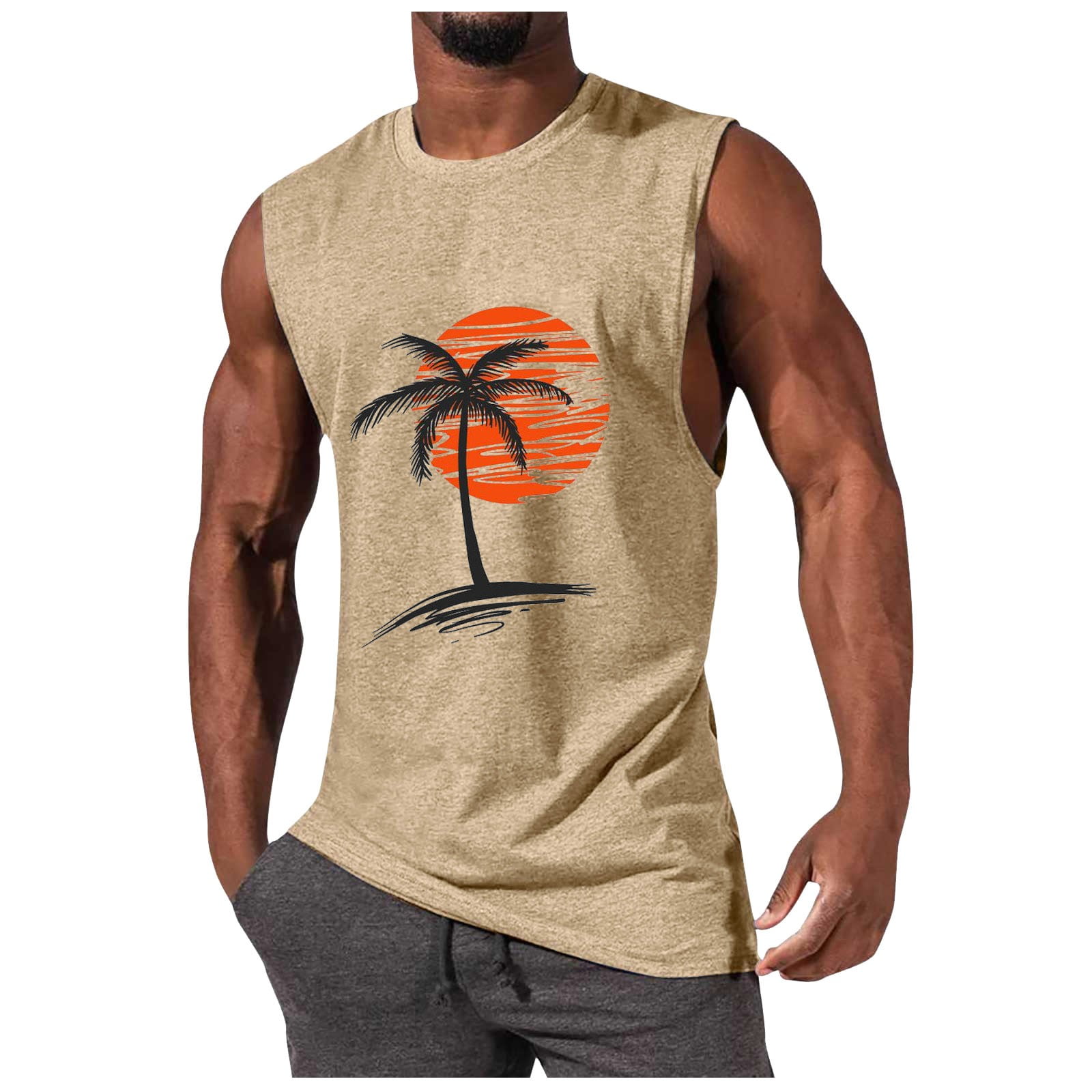 Blphud Tank Tops Men Pack Short Sleeve Tee Men Male Summer Tank Top ...
