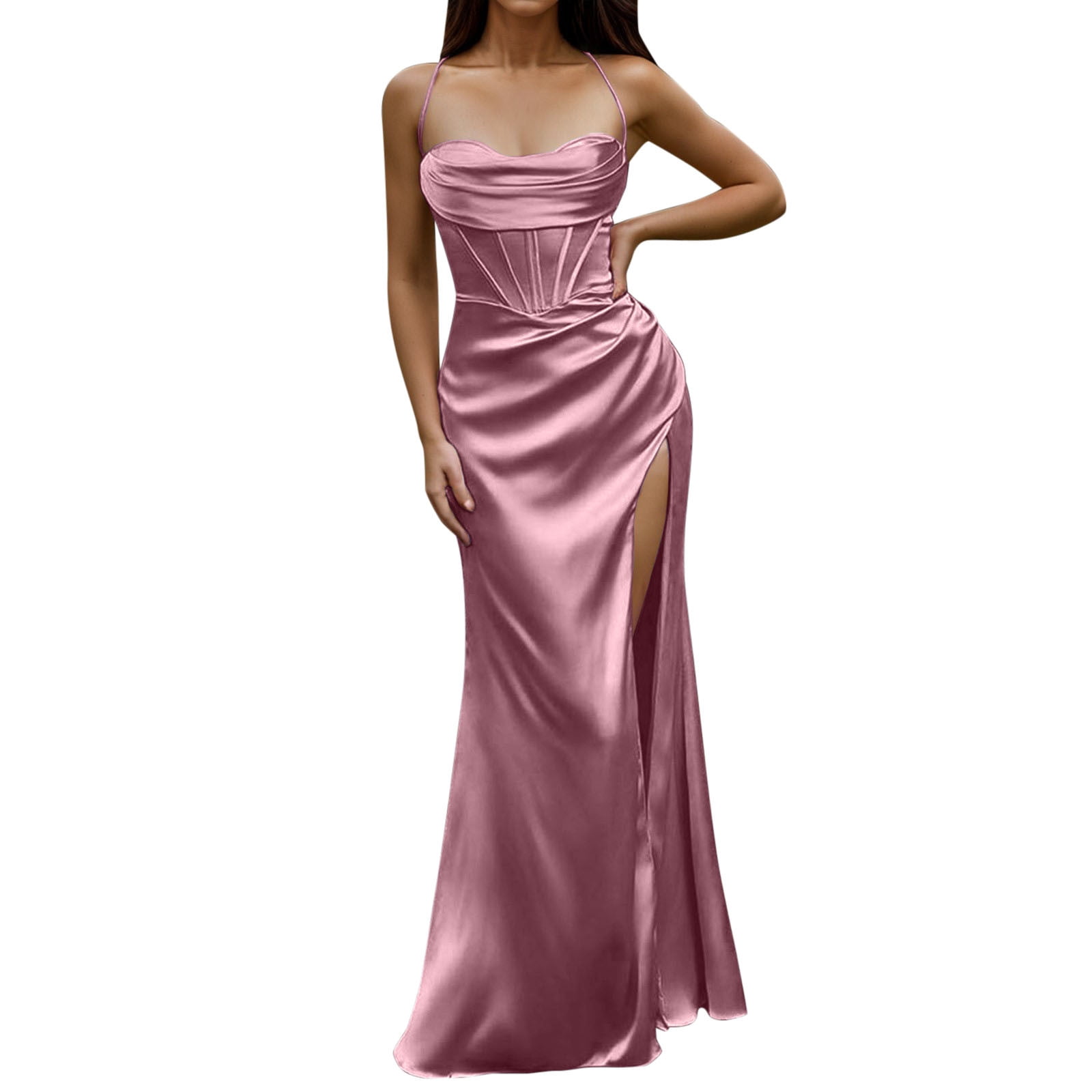 Blphud Women Dresses Party Dress Women Women Sexy Corset Maxi Dress ...