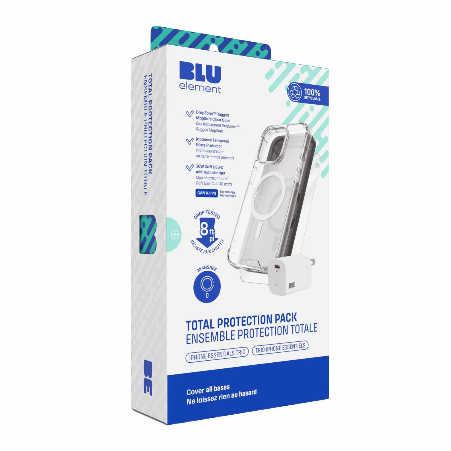 Blu Element Total Protection MagSafe Bundle for iPhone 16 Pro Max Cases - Walmart.com