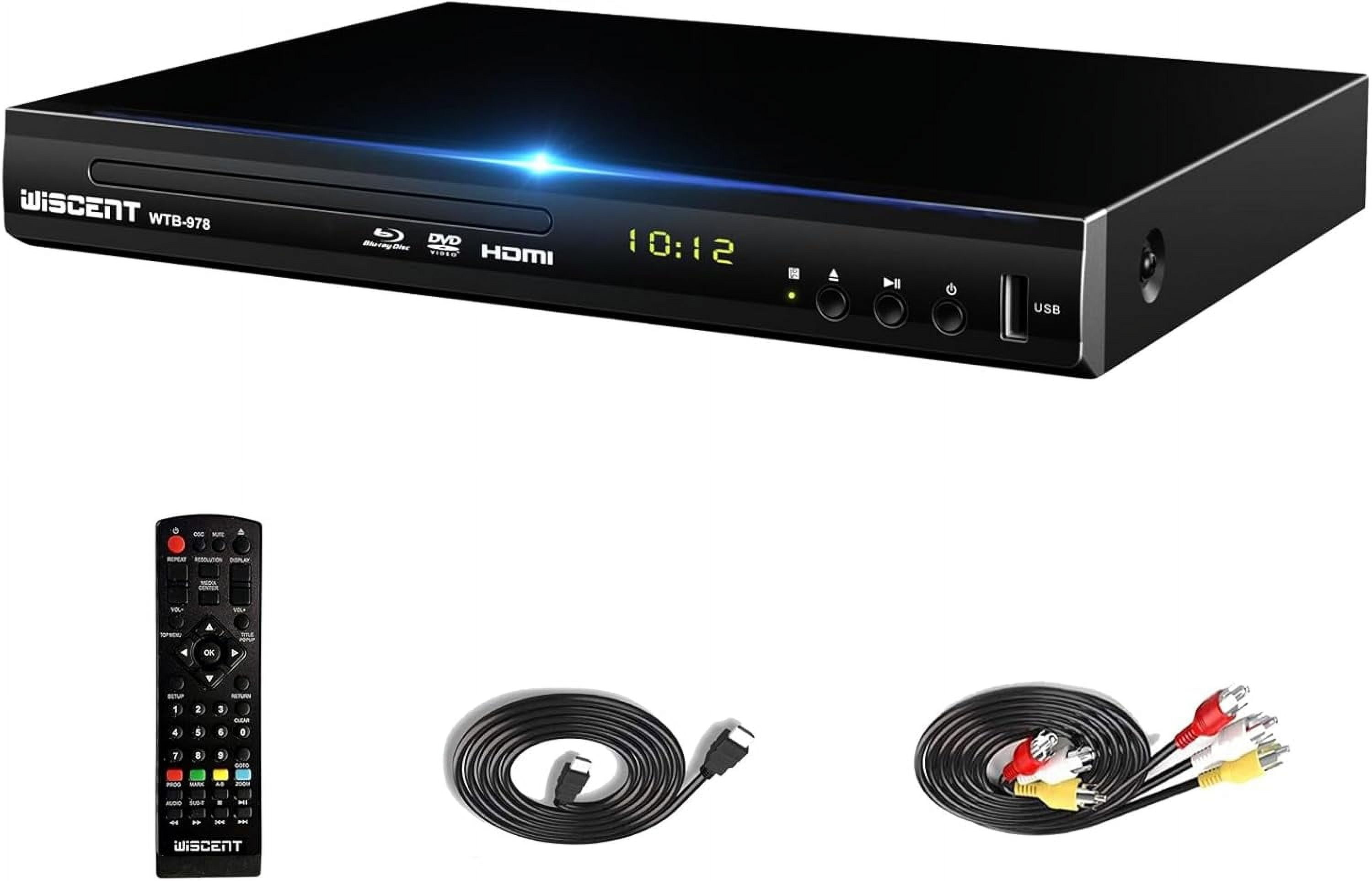 Blu Ray DVD Player, Full HD 1080p Home Theater Disc System, Region A1 ...