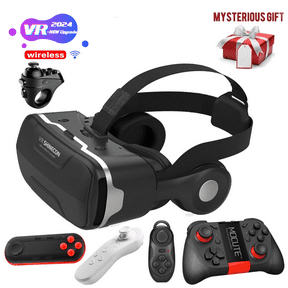 Virtual Reality Headset with Headphones, 3D Goggles for Android ...