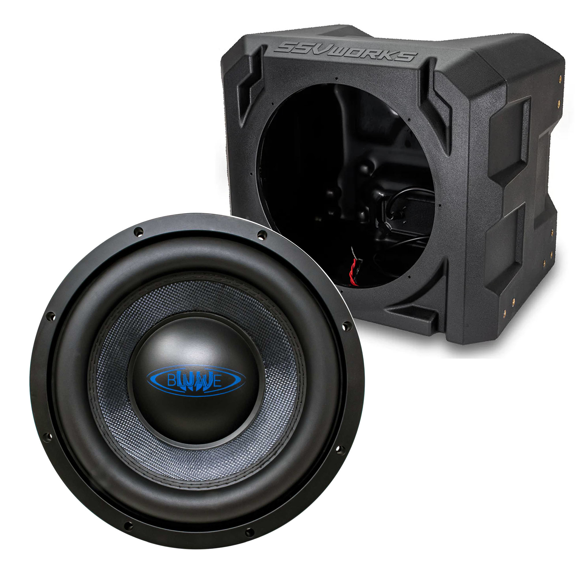 Bluave M10S42 10" Series High Power 600w Marine Subwoofer 4-Ohm with 10 ...