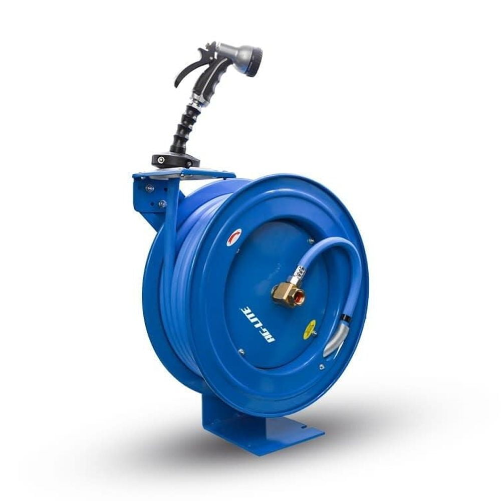 Blubird Ag-Lite 1/2 Inch X 50 Ft. Rubber Single Arm Hose Reel Assembly ...