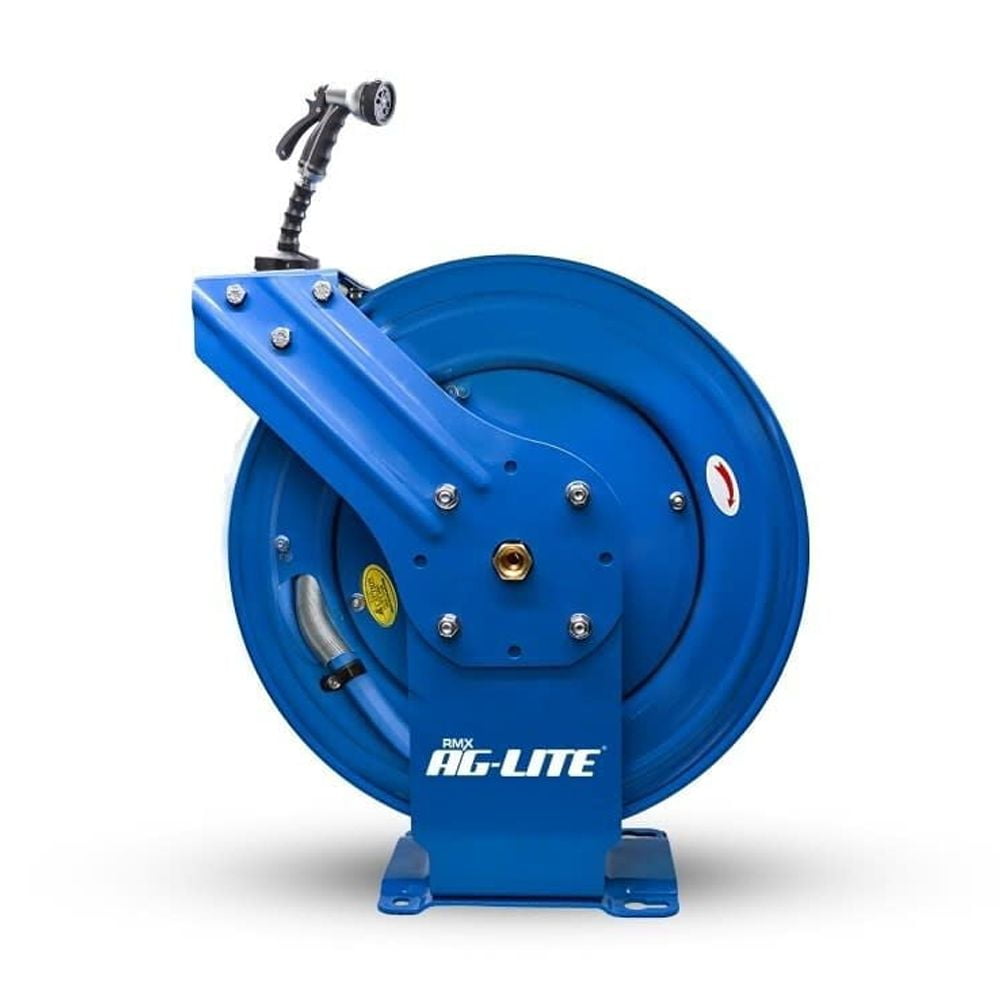 Blubird Ag-Lite 1 Inch X 40 Ft. Rubber Dual Arm Hose Reel Assembly ...