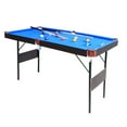 Blublu Park 55 Inch Folding Pool Table for Adults and Kids Steady ...