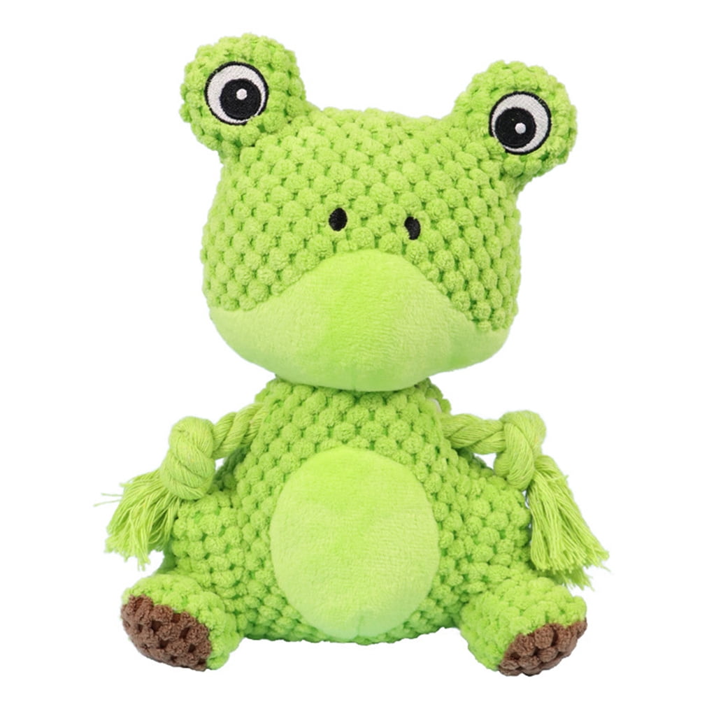 Blublu Park Dog Plush Toy, Interactive Squeaky Pet Toy for Aggressive ...