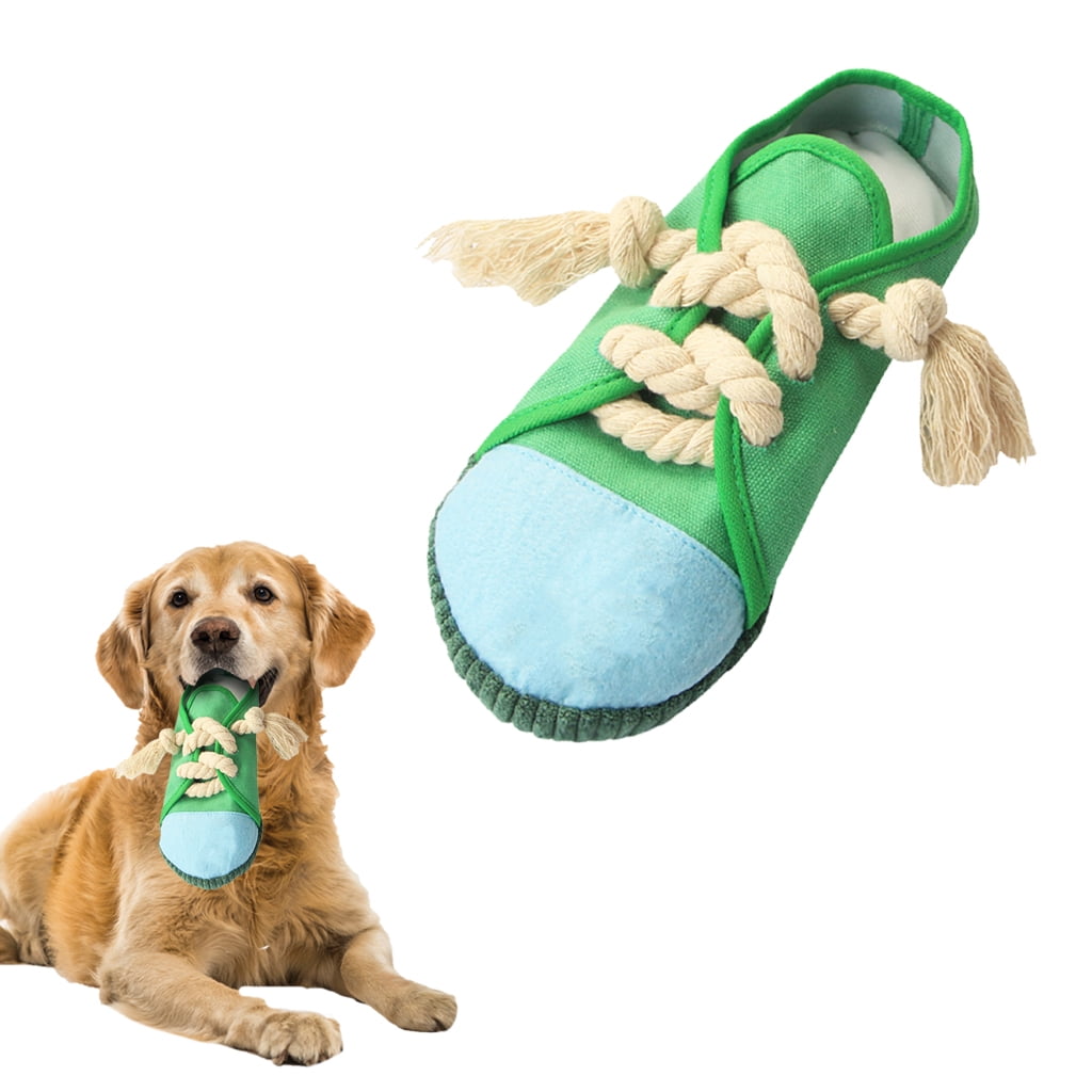 Blublu Park Dog Shoe Chew Toys, Creative Durable Puppy Interactive ...