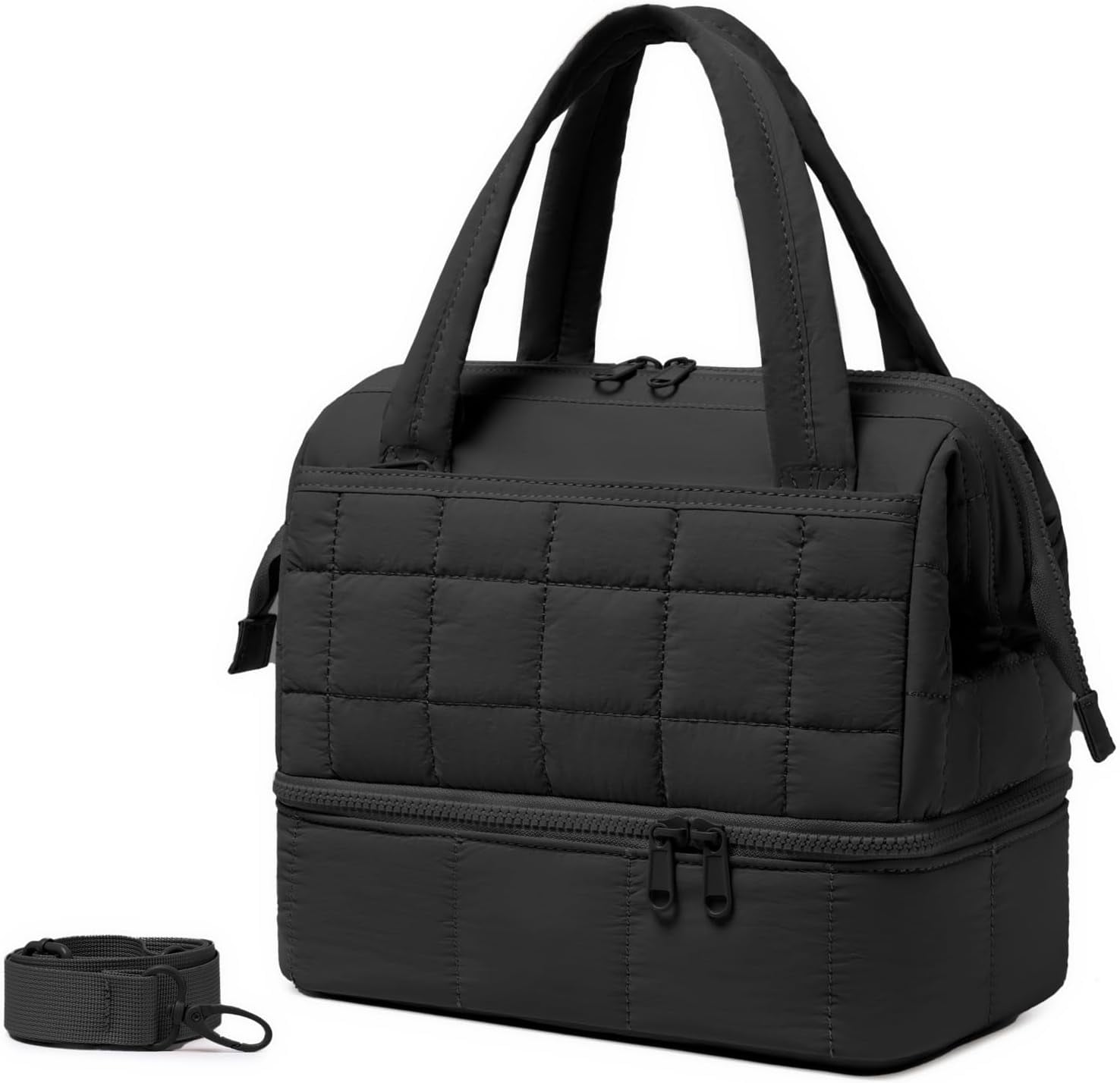 Bluboon Lunch Box for Women Insulated Lunch Bag Double Deck, Puffer ...