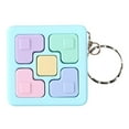 Blue 1.9 Inch Memory Game Keychain Toy Led Electronic Handle For Kids ...
