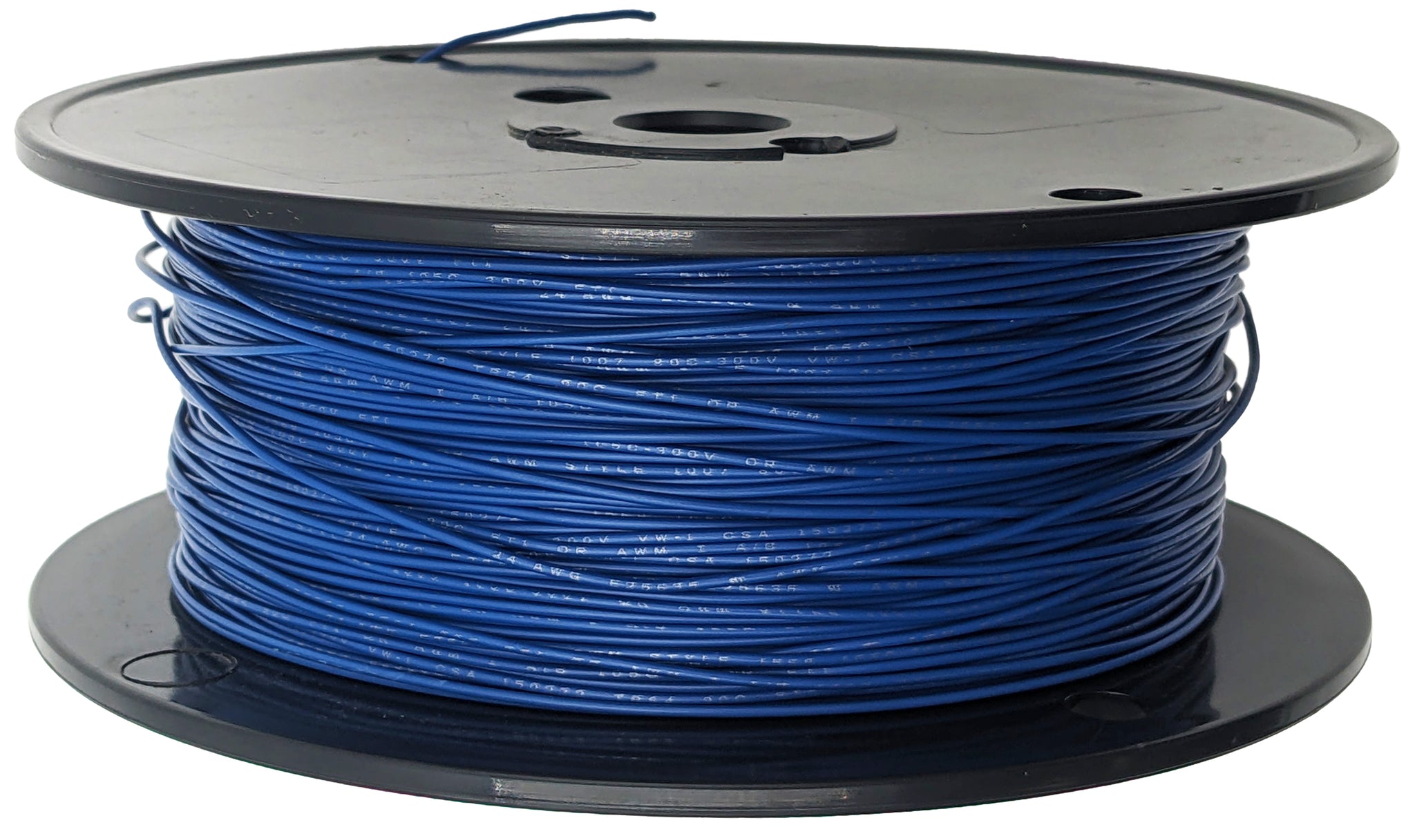 Blue 1000 Foot, 22 Gauge Stranded Hook Up Wire (Tinned Copper ...