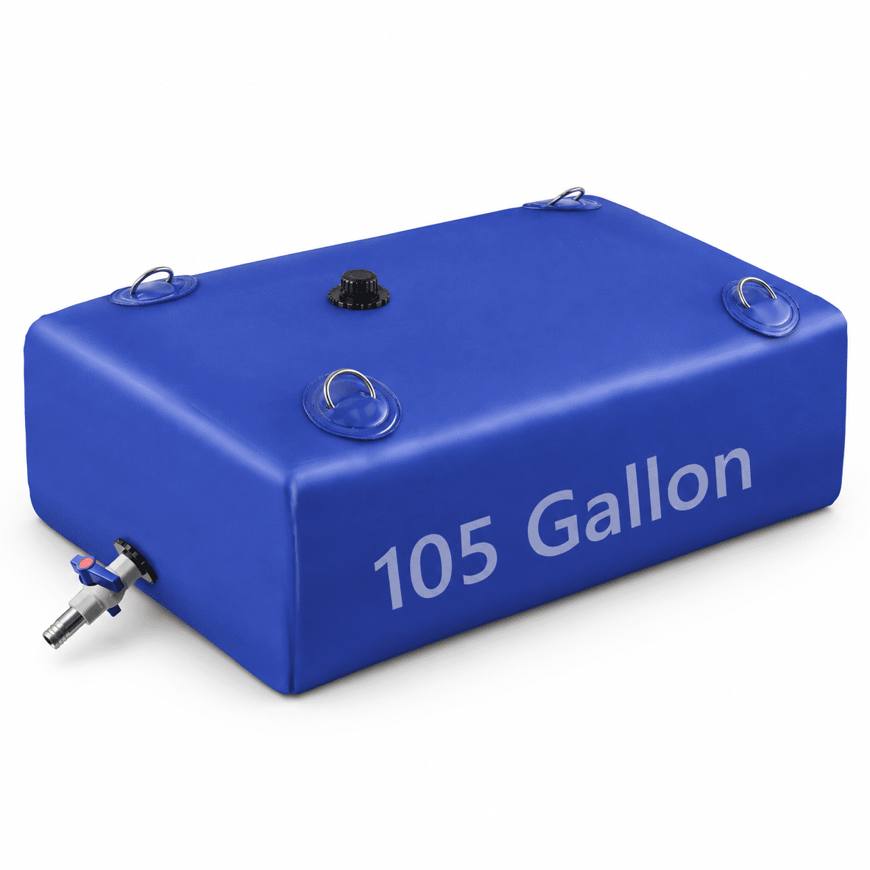 Blue 105 Gallon Collapsible Camping Water Storage Tank Bladder ...