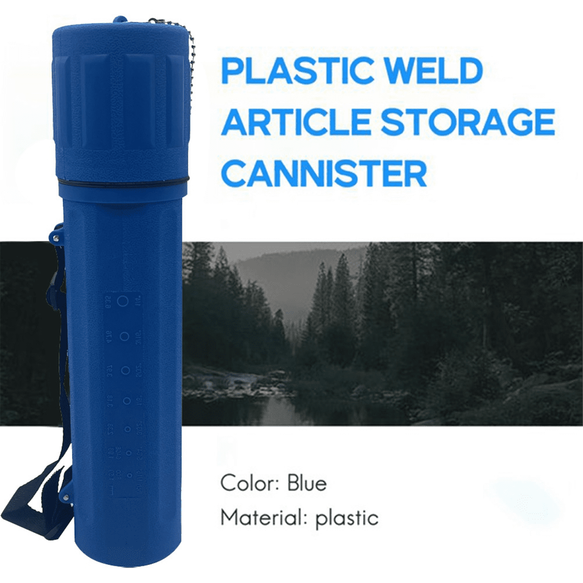 Blue 10LB Guard Welding Weld Electrode Rod Storage Tube Container Hold ...