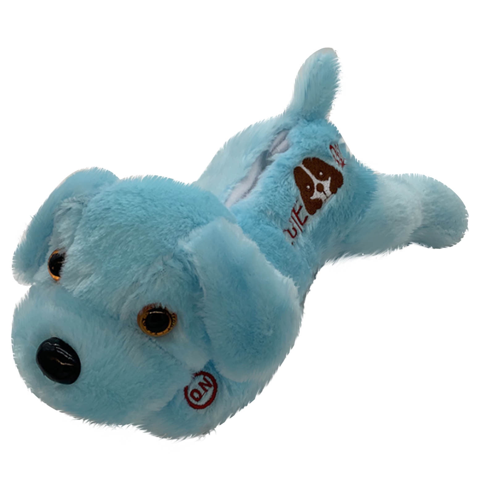 Blue 13 Inch Led Luminous Papa Dog Plush Toy Light Up Stuffed Animal ...