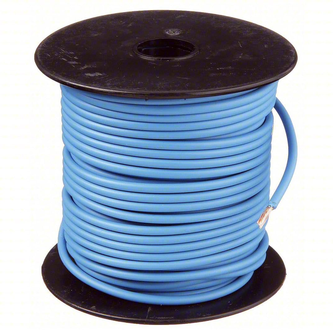 Blue 16 Gauge Primary motive Cable Wire 500 FT Spool/Coil of 100% ...