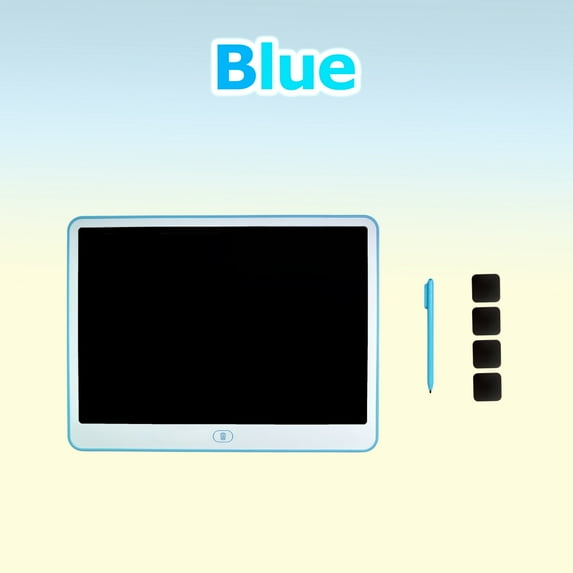 Blue 16 Inch Colorful Toddler Doodle Board Drawing Tablet – Erasable ...