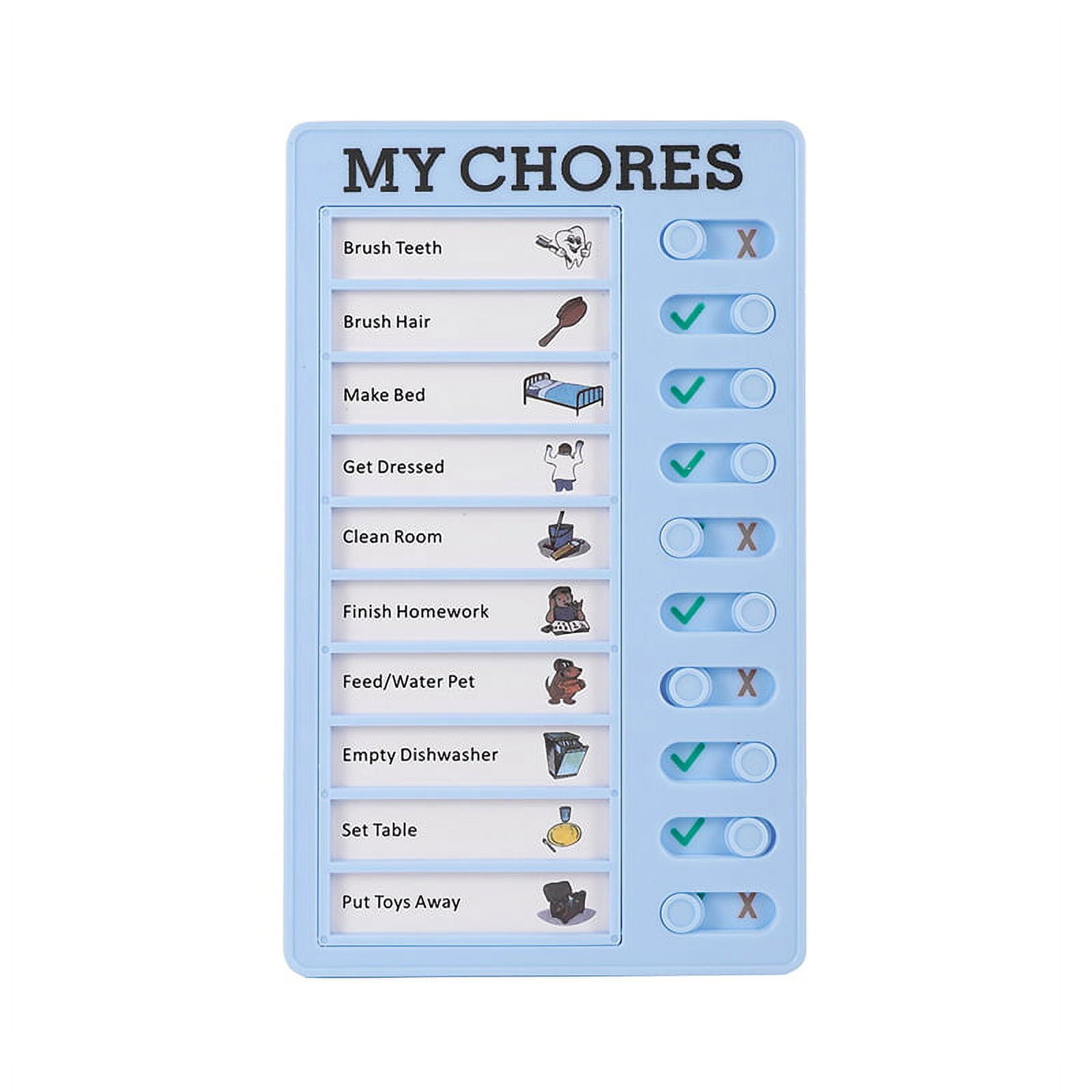 (Blue 1pc) Children's Daily Task Planning Board Wall Hanging Memo ...