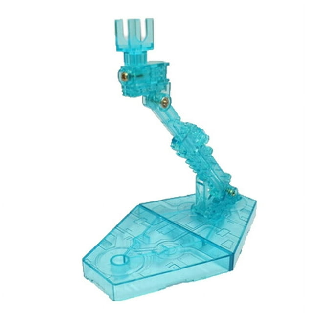 (Blue) 1x Action Figure Base Adjustable Display Stand Support Bracket ...