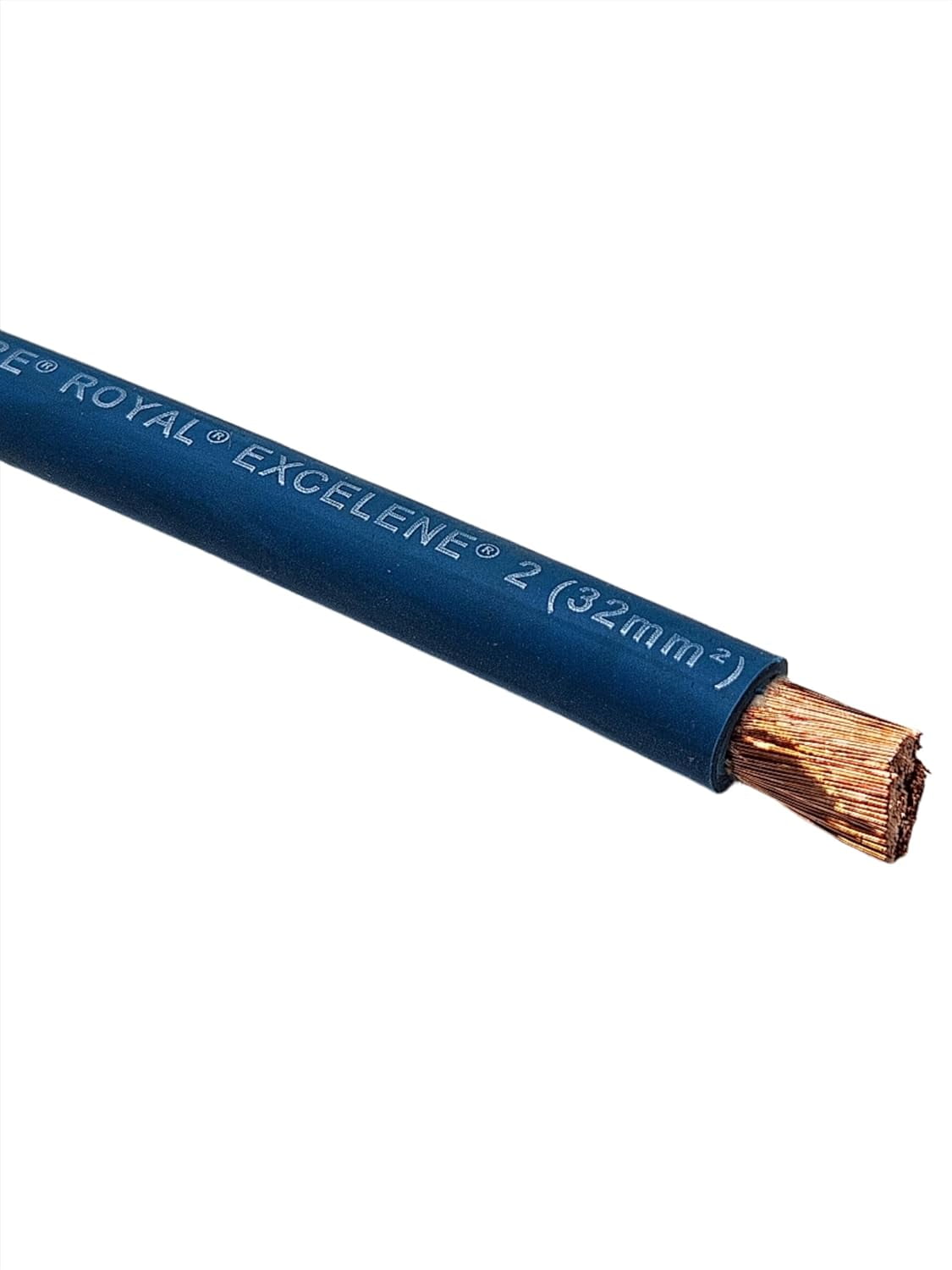 Blue 2 AWG EXCELENE Extra Flexible Welding Cable Lead Battery Car Audio ...