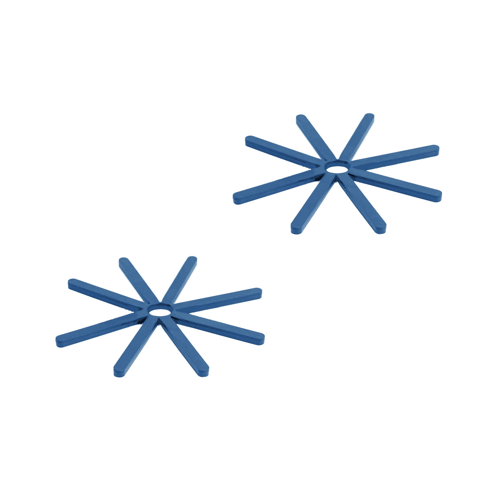 Blue 2 Pack Silicone Cup Coaster Heat Resistant Non Slip Foldable ...