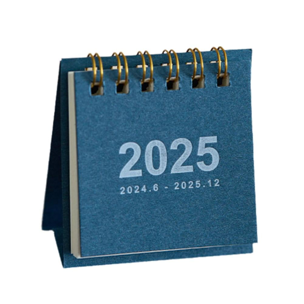 Blue 20246202512 B 2024 Mini Simple Desk Calendar Creative Pocket ...