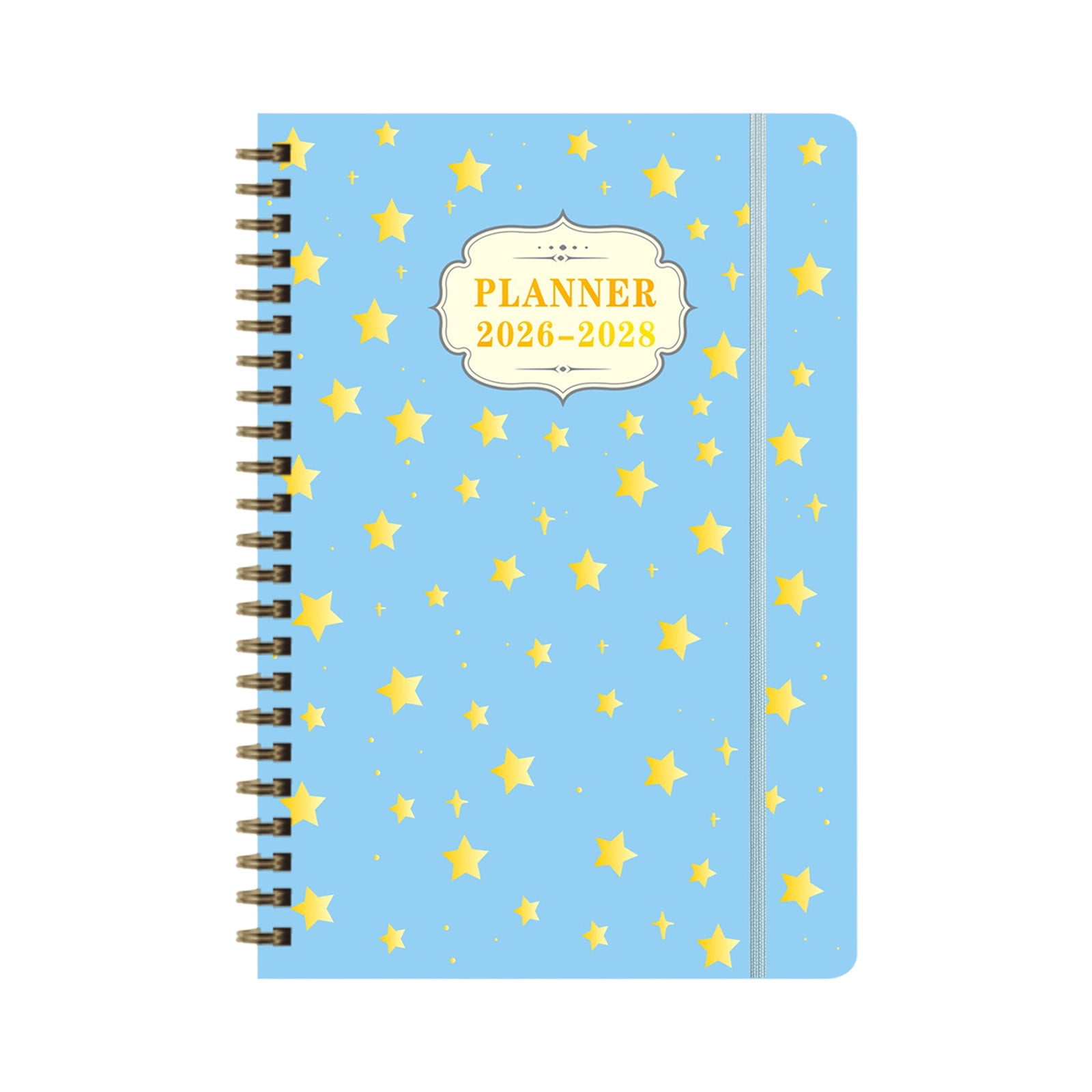 Blue 2026-2028 Planner Academic Weekly Monthly Calendar Book With Tabs ...