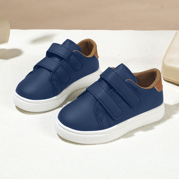 Blue 2026 Girls Heeled Canvas Dance Shoes Soft Sole Non Slip Little ...