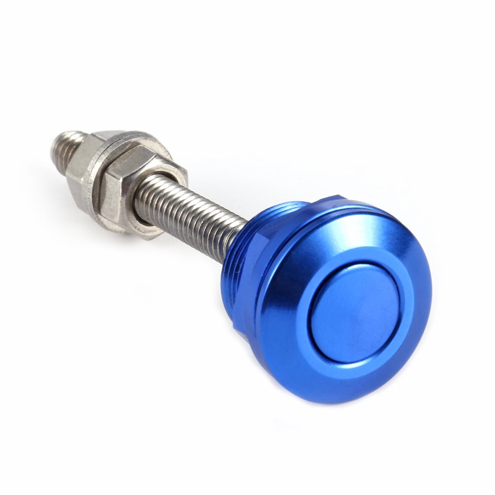 Blue 22mm - Car Push Button Hood Pin Lock Clip Kit, Quick Release Latch ...