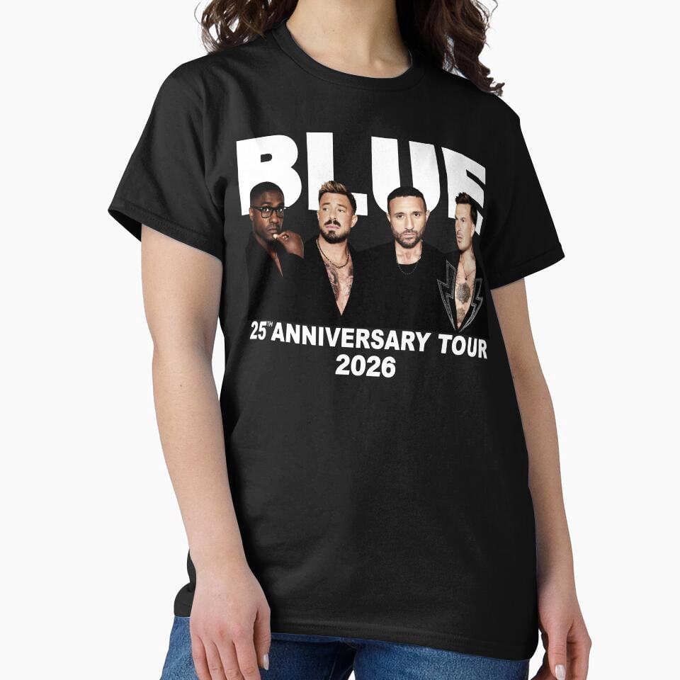 Blue 25Th Anniversary Tour Pop Boyband Concert T-Shirt - Walmart.com